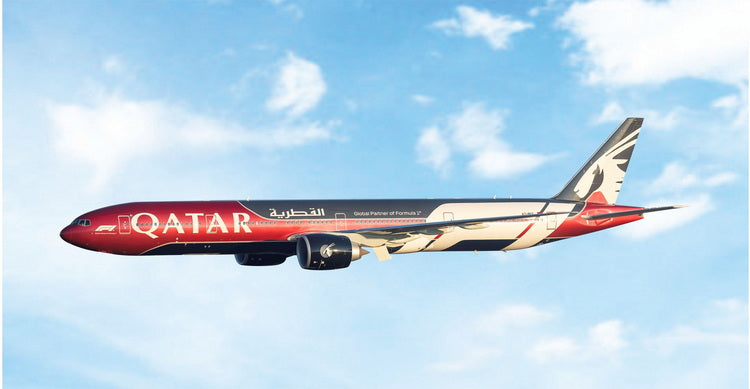 Phoenix Qatar Airways F1 Boeing B777-300ER A7-BEG 1/400 Aircraft Scale ...