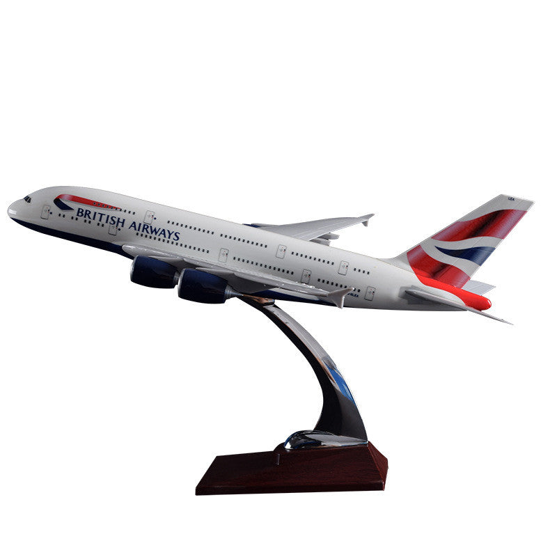 British Airways Airbus A380-800 Resin Aircraft Model (36 cm) G-XLEA 1/ ...