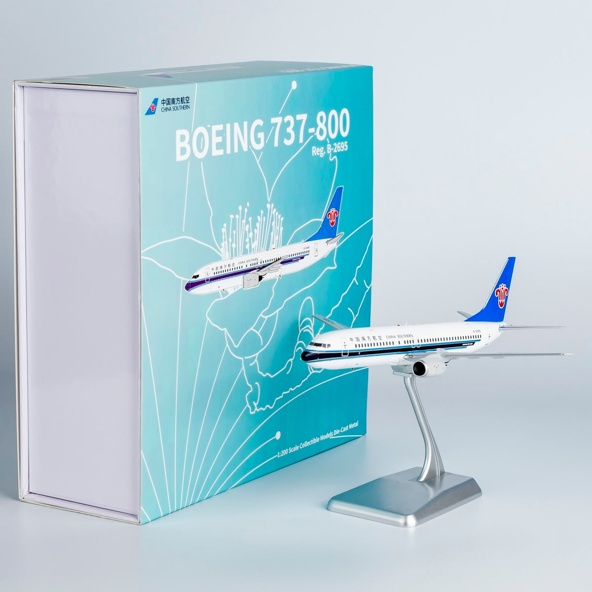 NG Models China Southern Airlines (CSAIR) Boeing 737-800 B-2695 1/200 ...