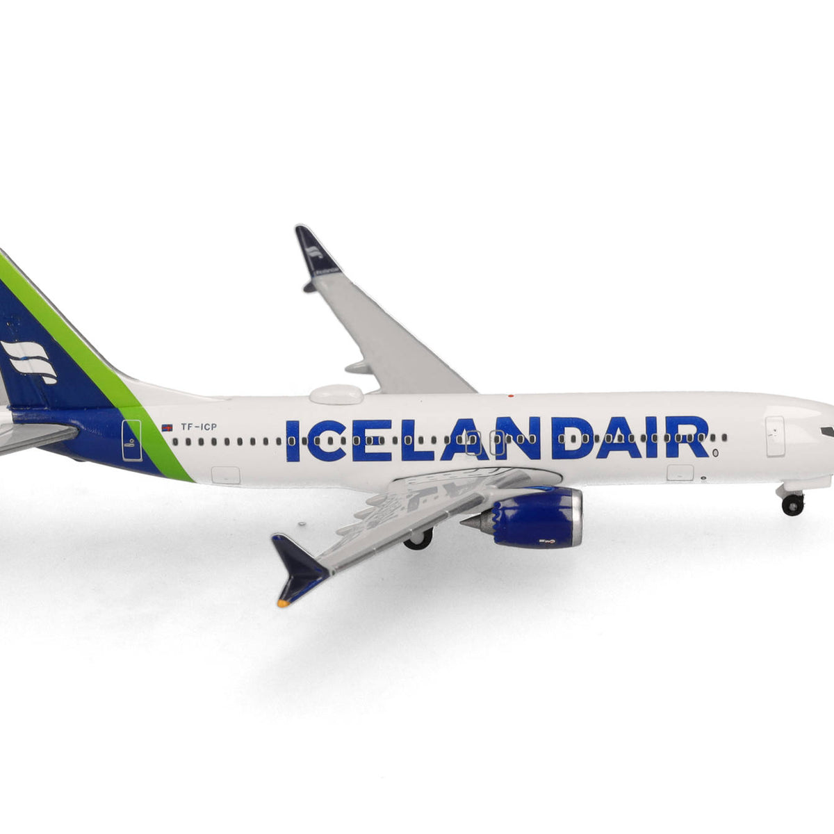 Herpa Icelandair Boeing 737 Max 8 - Green Tail Stripe - TF-ICP "Landma ...