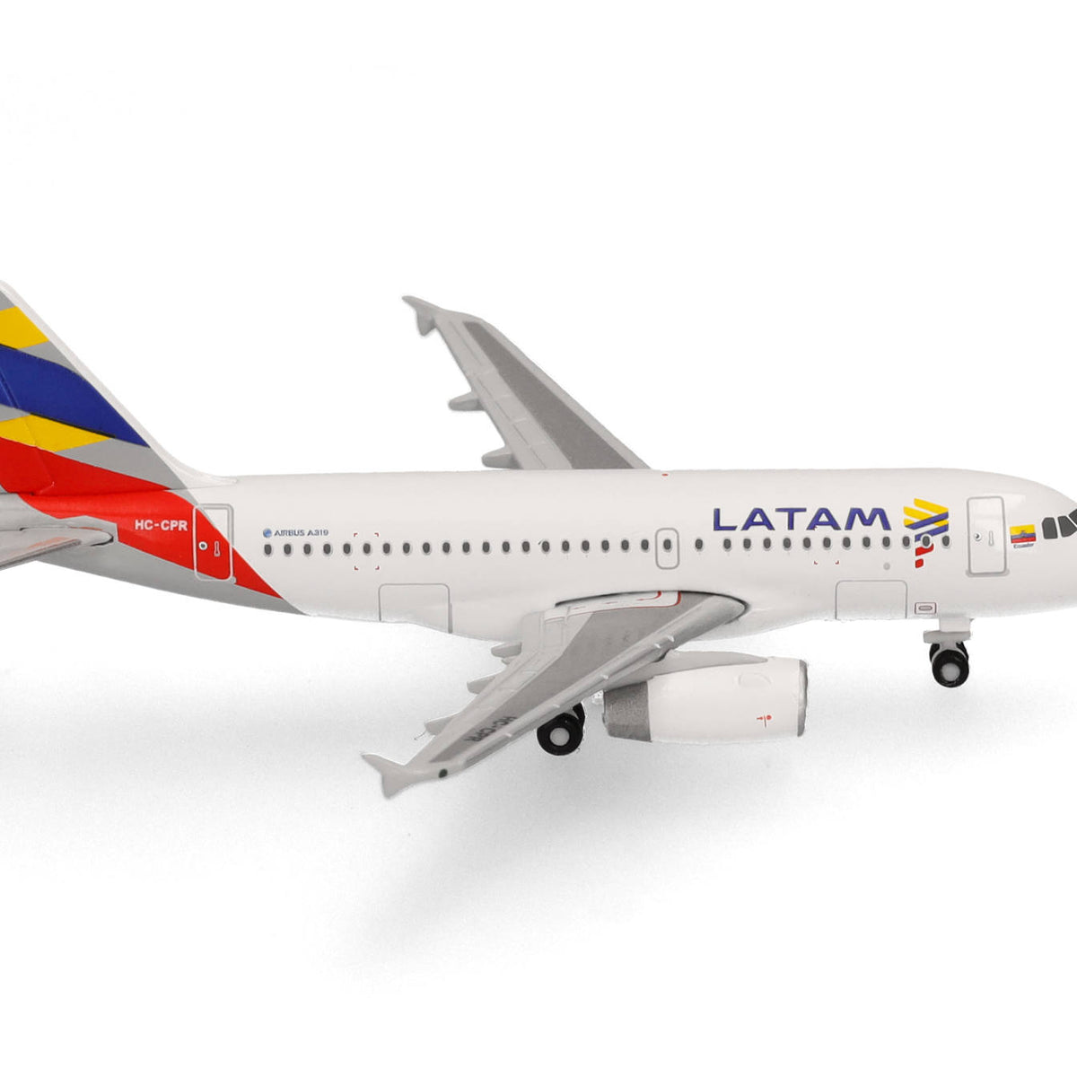 Herpa LATAM Airlines Ecuador Airbus A319 - Ecuador Flag livery 1/500 A ...