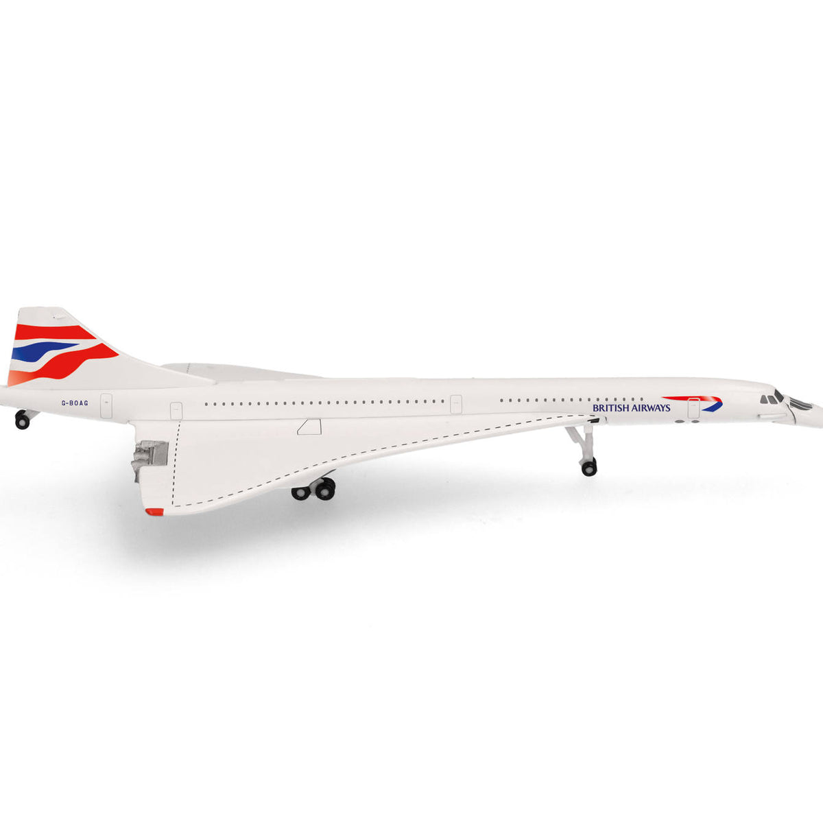 Herpa British Airways Concorde - Union Flag livery - nose down – G-BOA ...