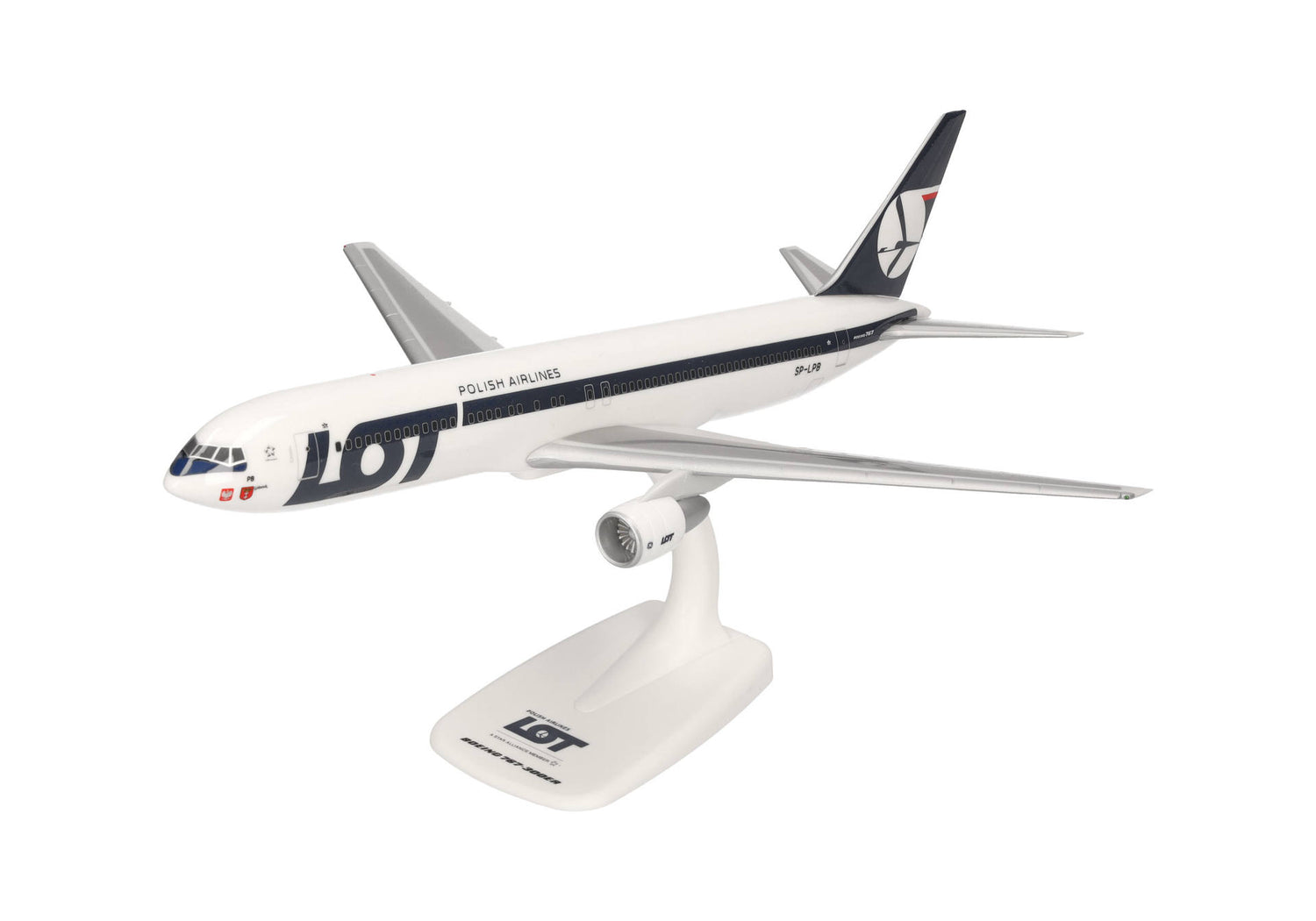 Herpa Snapfit LOT Polish Airlines Boeing 767-300 - SP-LPB 1/200 Aircra ...