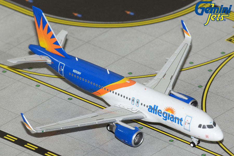 GeminiJets Allegiant Air Airbus A320-200 N252NV 1/400 Scale GJAAY2326 ...