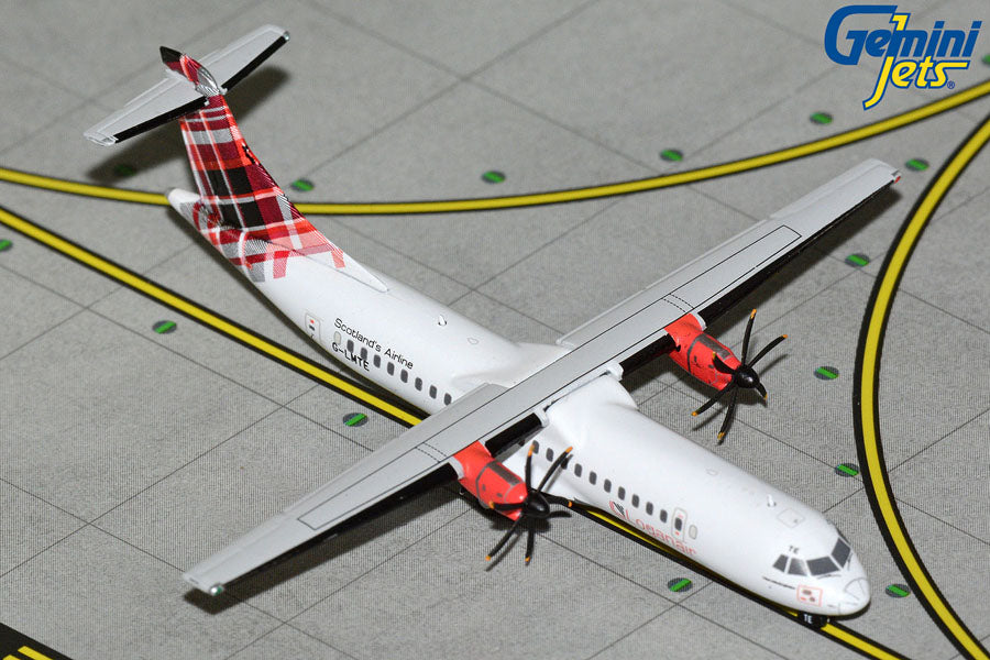 GeminiJets Loganair ATR 72-600 G-LMTE (red livery) 1/400 Aircraft Scal ...