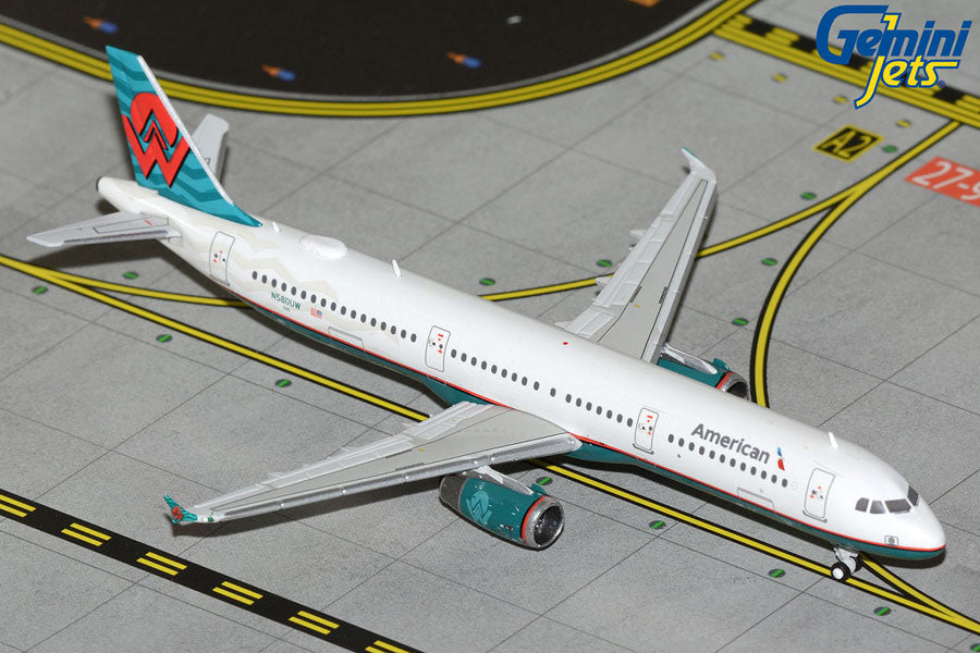 GeminiJets American Airlines Airbus A321 "America West Retro" Reg ...