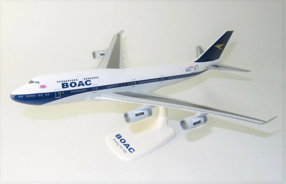British Airways Snap-fit Boeing 747-400 BOAC 1/250 - Aircraft Model Store